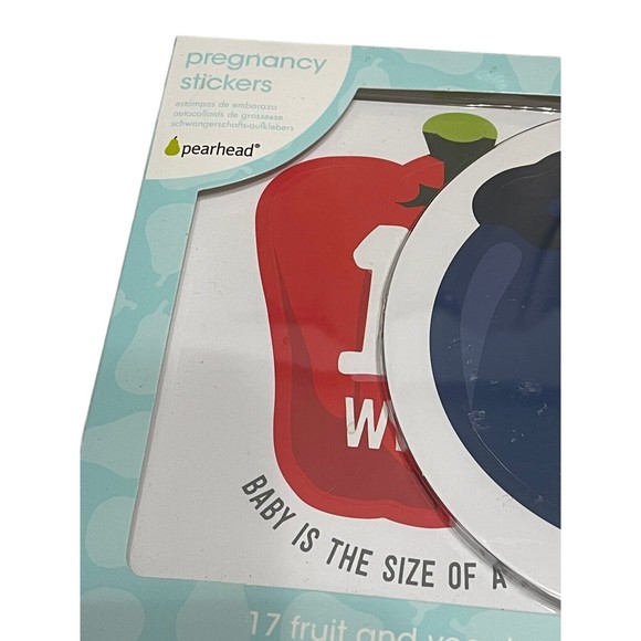 Accessories | Pearhead Pregnancy Milestone Photo Sharing Belly Stickers ...